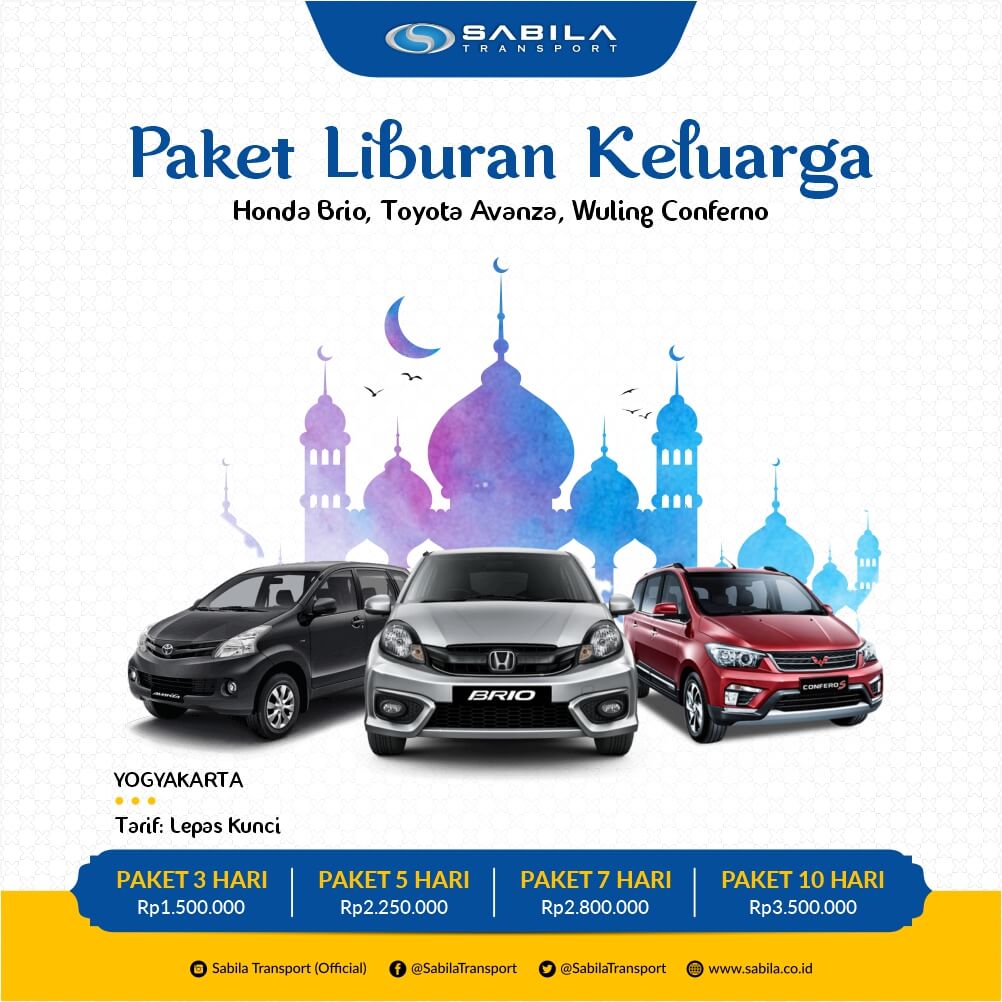 Rental Mobil Paket Lebaran 2021 - Sabila Transport